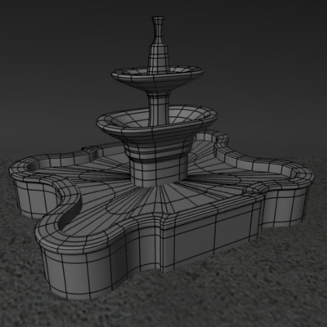 3d Fountain Model