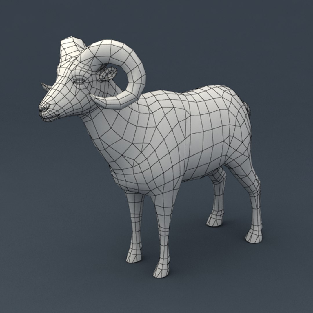 Ram Rigged Biped 3d Model