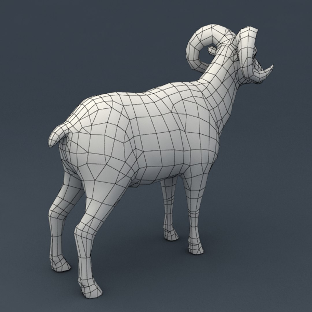 Ram Rigged Biped 3d Model