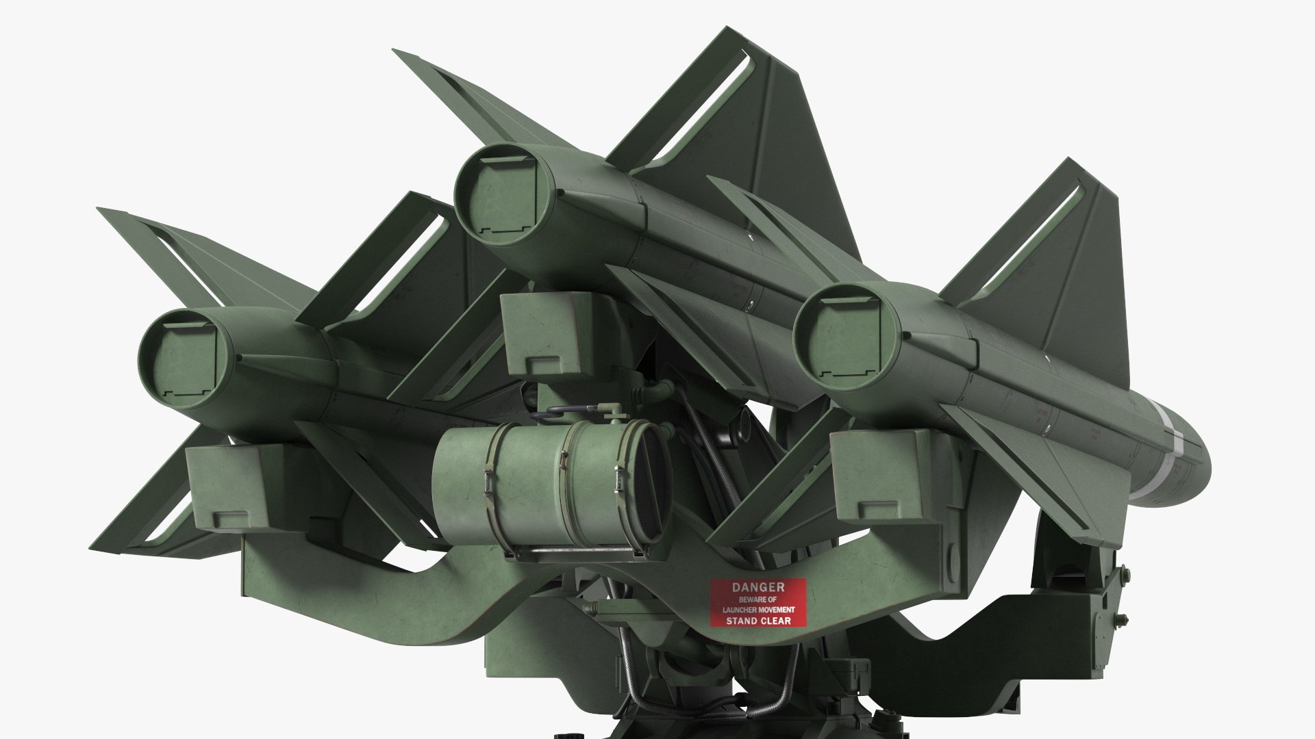 3D MIM23 HAWK Light Green Rigged for Cinema 4D model - TurboSquid 2165040