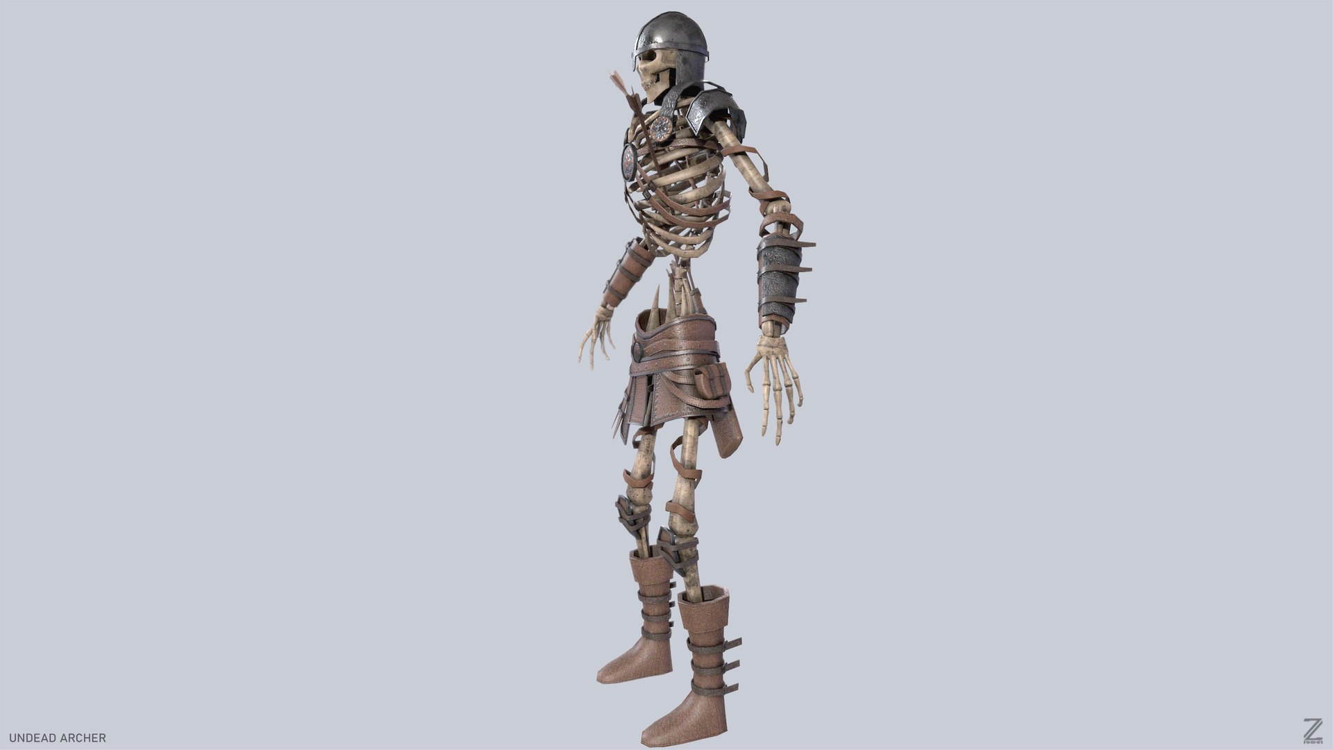 Undead Archer 3D Model - TurboSquid 2380966