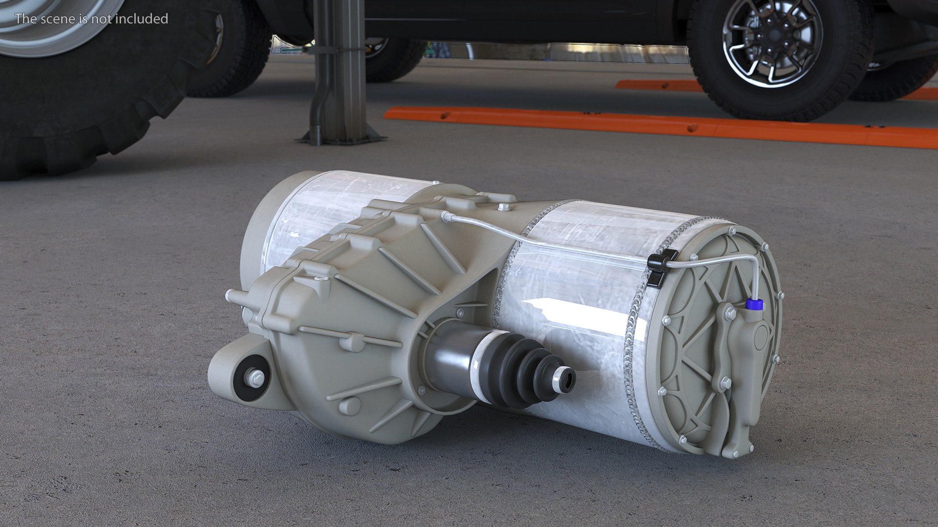 3D Model Car Electric Motor - TurboSquid 2245872