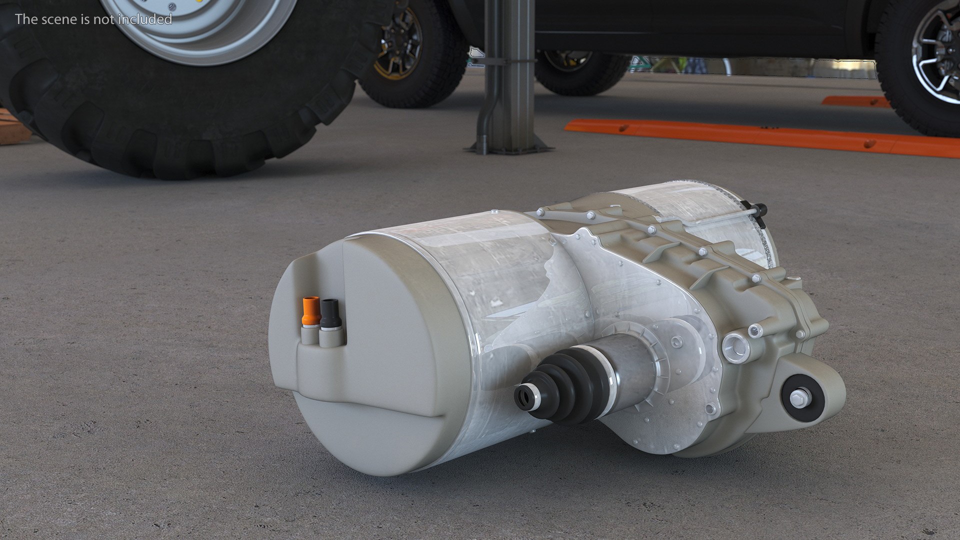 3D Model Car Electric Motor - TurboSquid 2245872