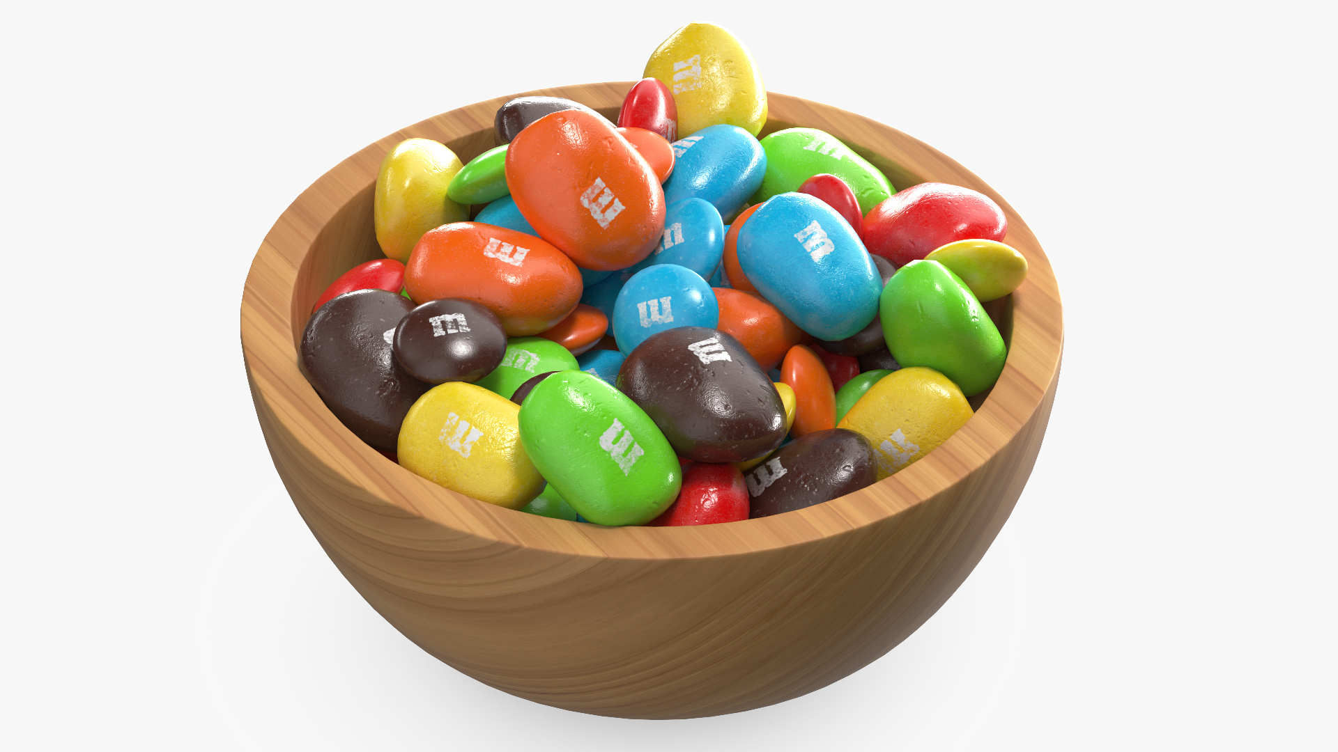Various M And Ms Candies In Bowl 3D Model - TurboSquid 2337722