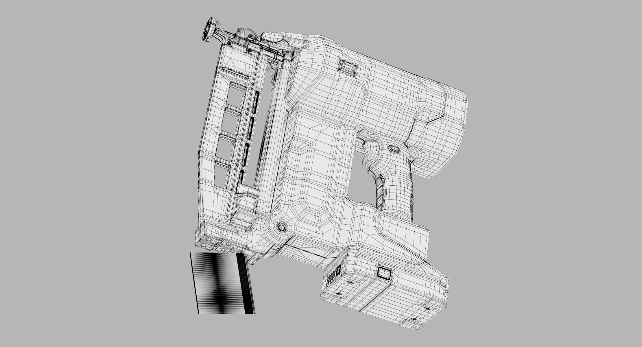 3D Cordless Nail Gun model - TurboSquid 1787963