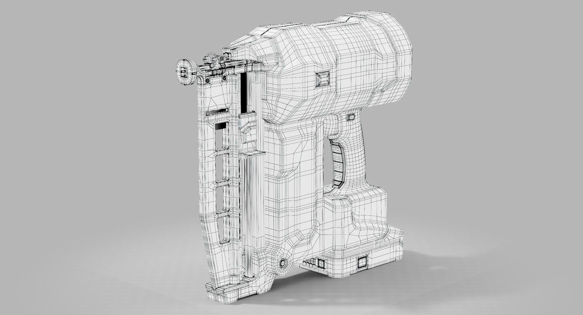 3D Cordless Nail Gun Model - TurboSquid 1787963