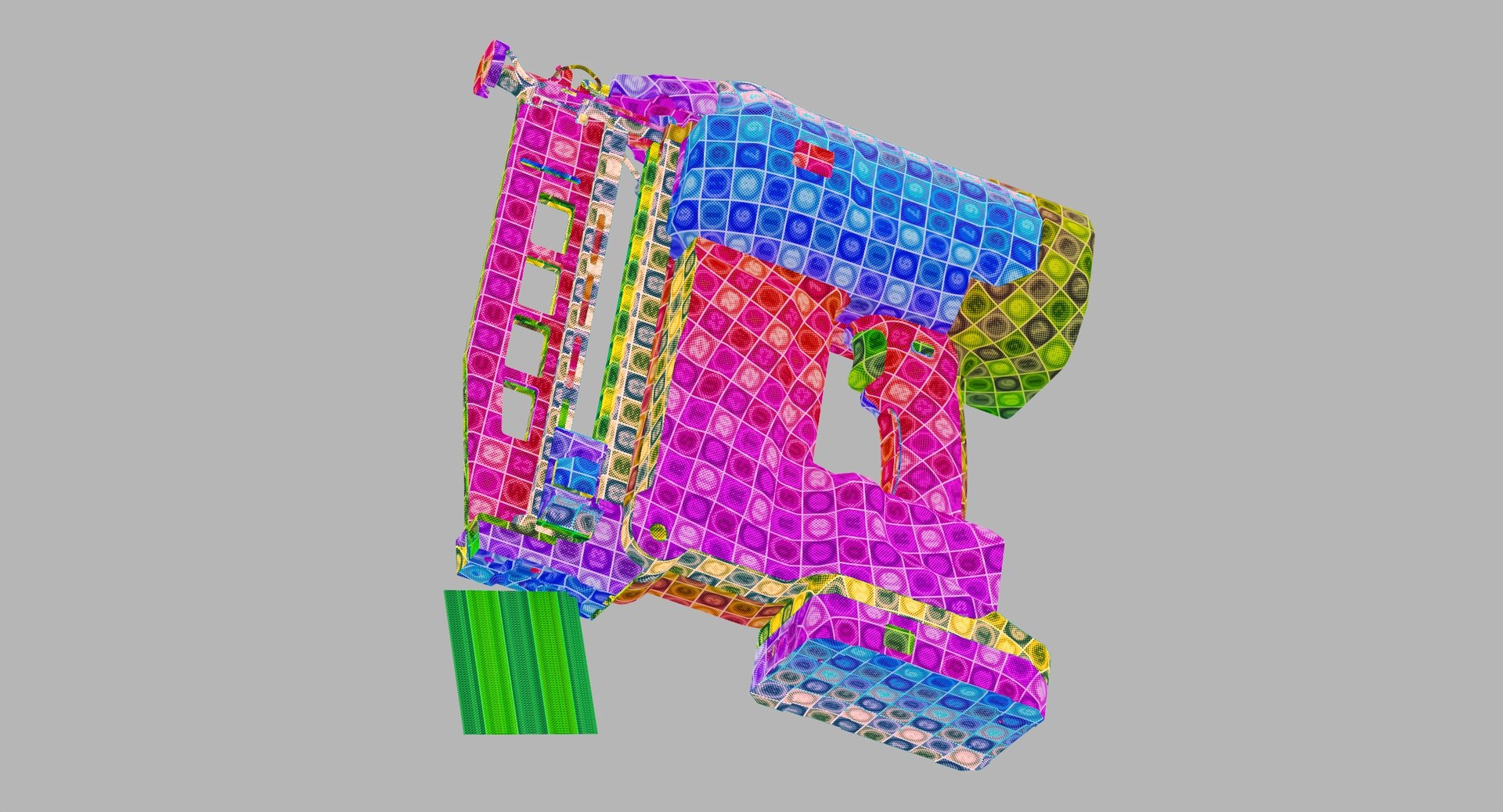 3D Cordless Nail Gun Model - TurboSquid 1787963