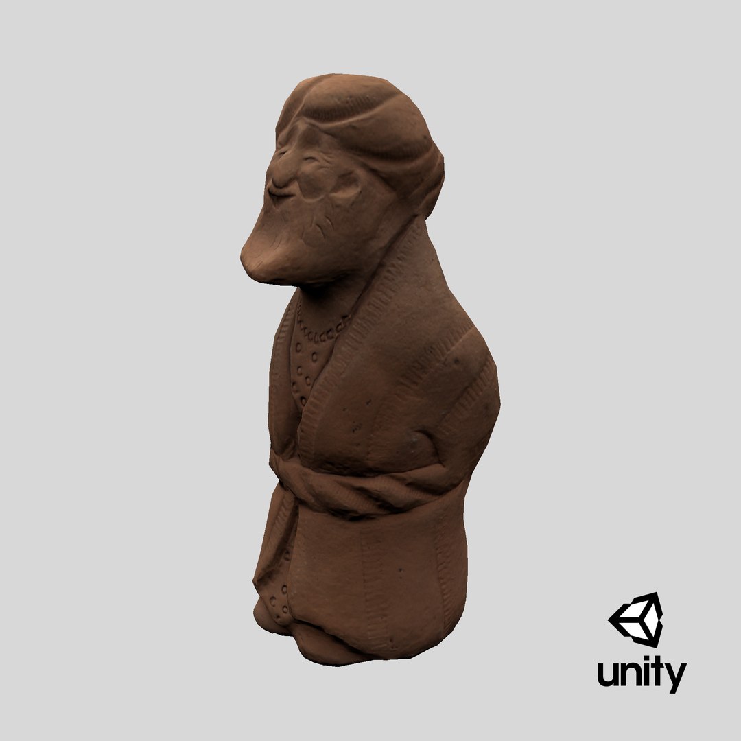 Clay Sculpture Old Man 3D - TurboSquid 1479755