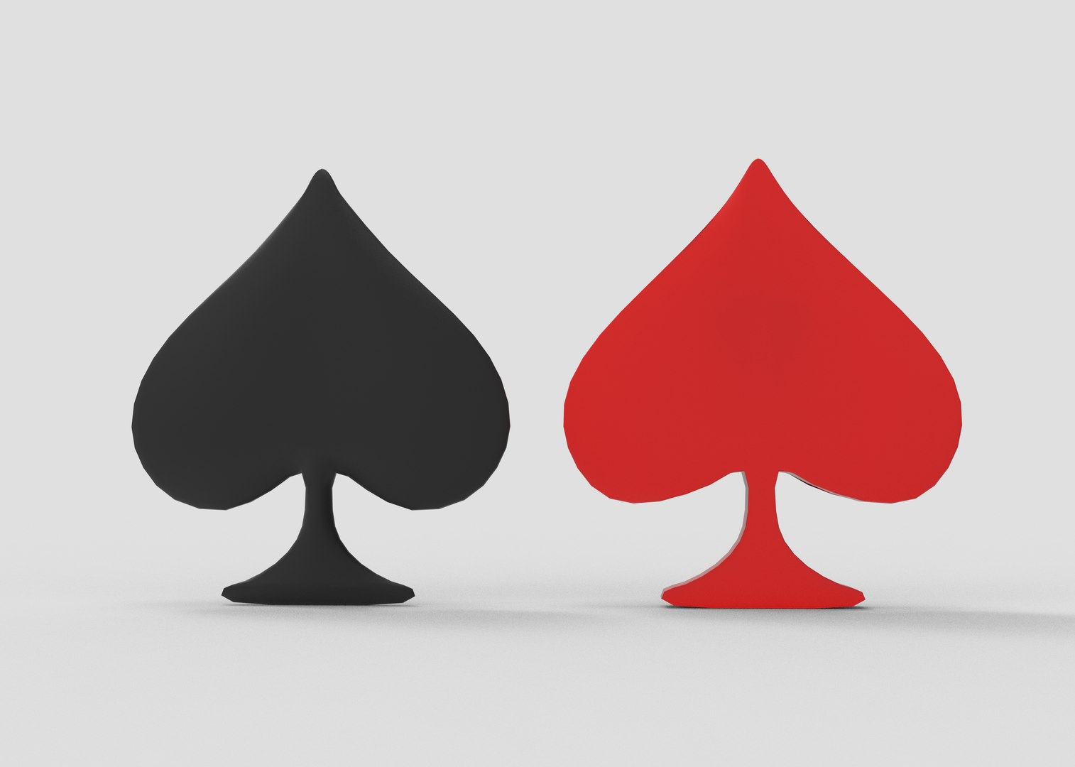 Playing Card Spade 3D Model 3D - TurboSquid 2352785