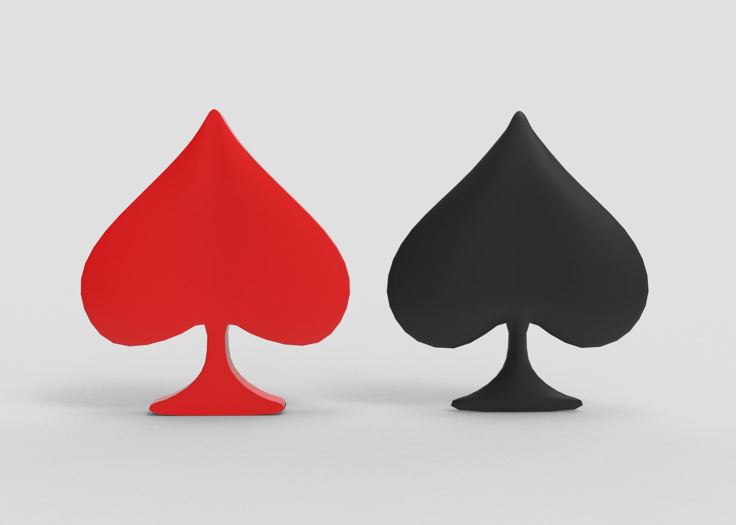 Playing Card Spade 3D Model 3D - TurboSquid 2352785