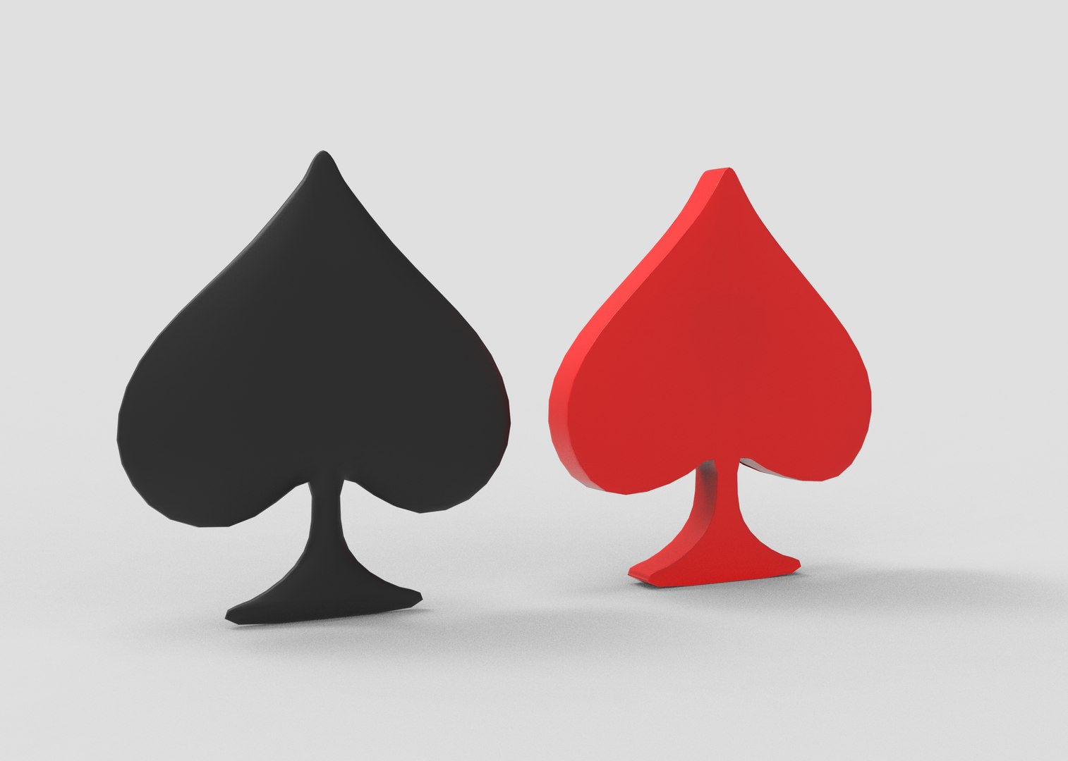 Playing Card Spade 3D Model 3D - TurboSquid 2352785