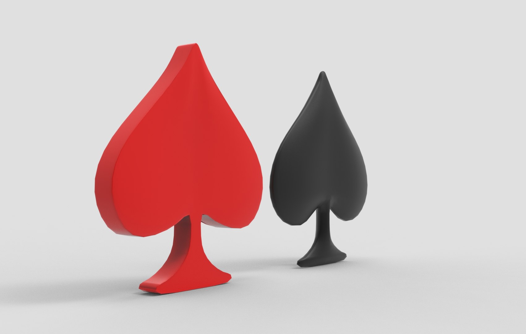 Playing Card Spade 3D Model 3D - TurboSquid 2352785