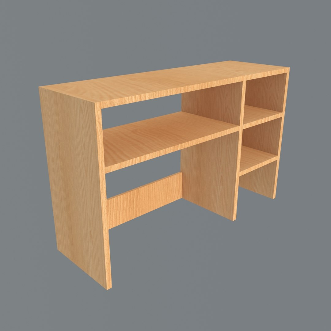 3D Table Shelf - TurboSquid 1184196