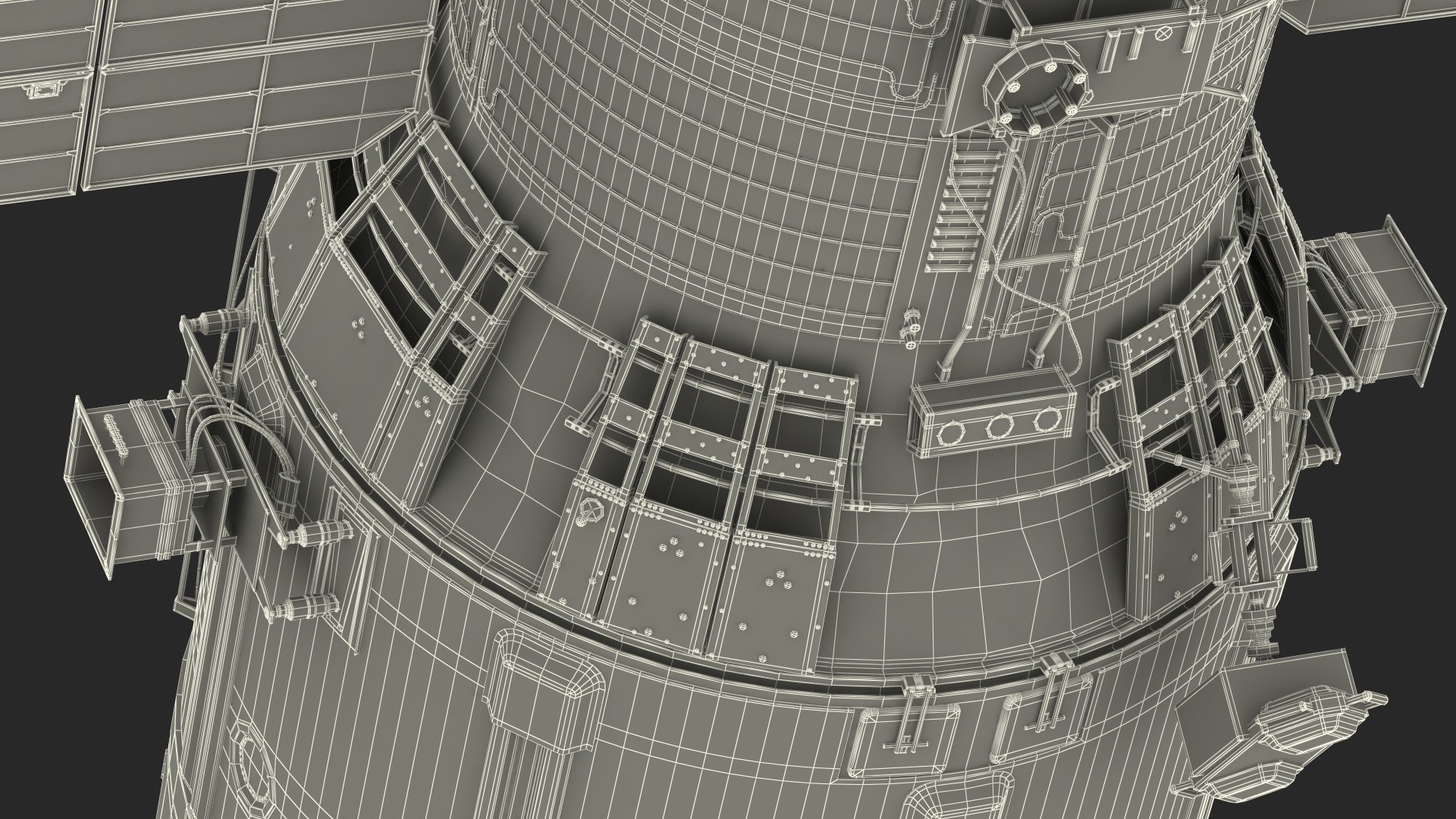 Iss Zvezda Service Module 3D - TurboSquid 1642203