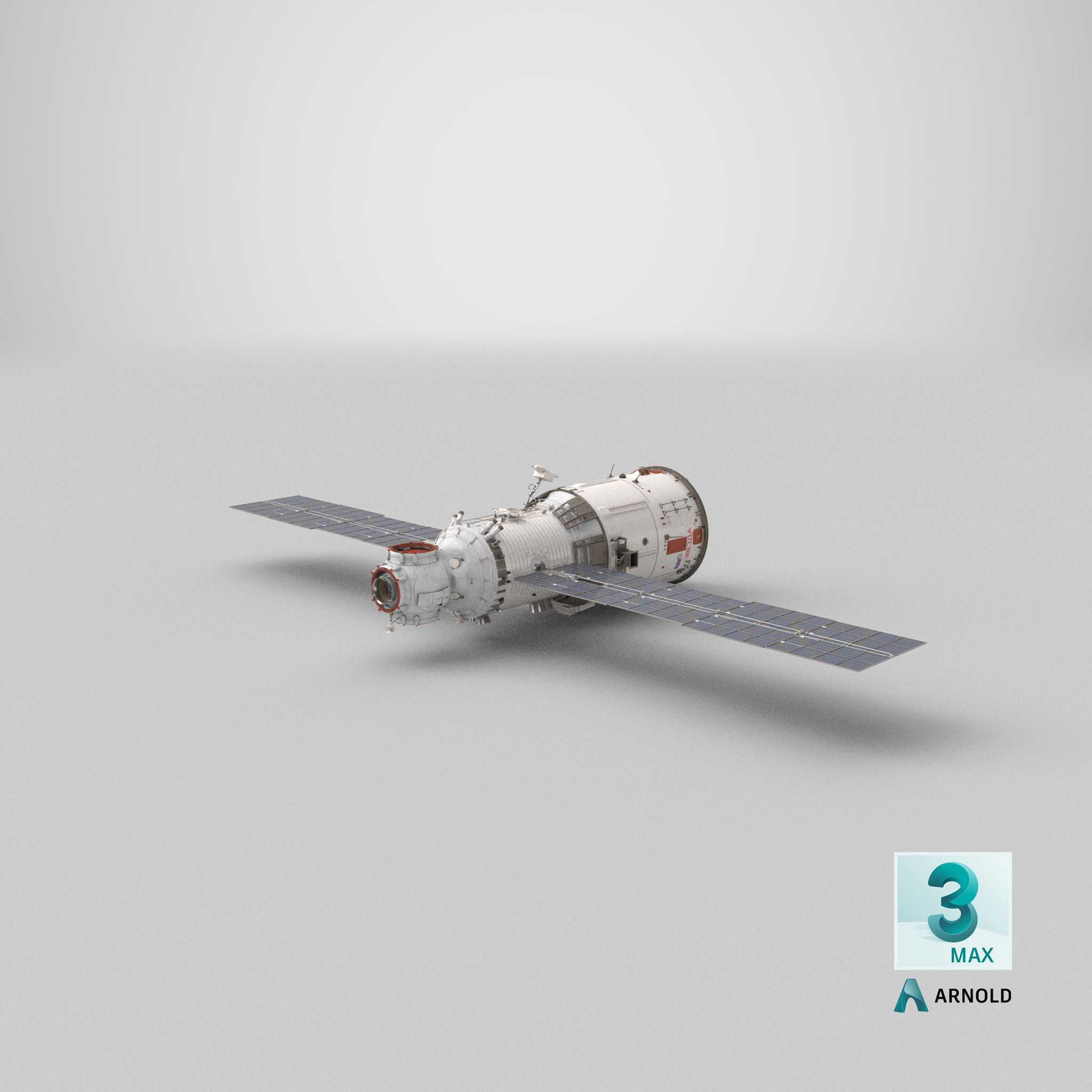 Iss zvezda service module 3D - TurboSquid 1642203