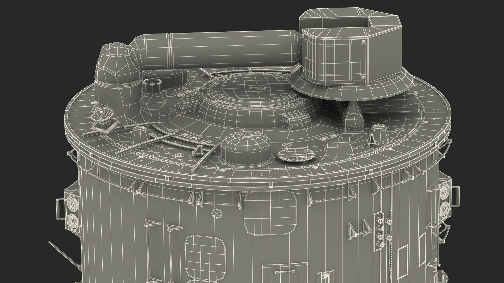 Iss Zvezda Service Module 3D - TurboSquid 1642203