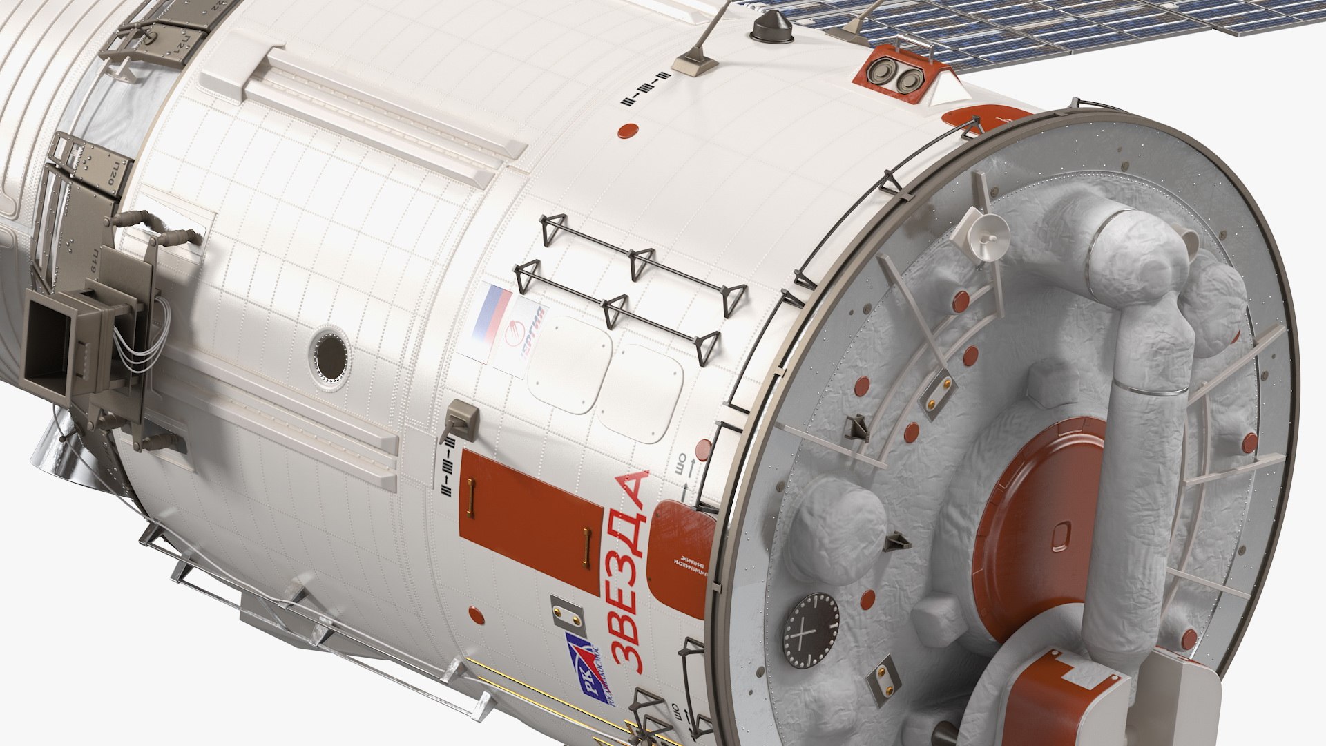 Iss zvezda service module 3D - TurboSquid 1642203