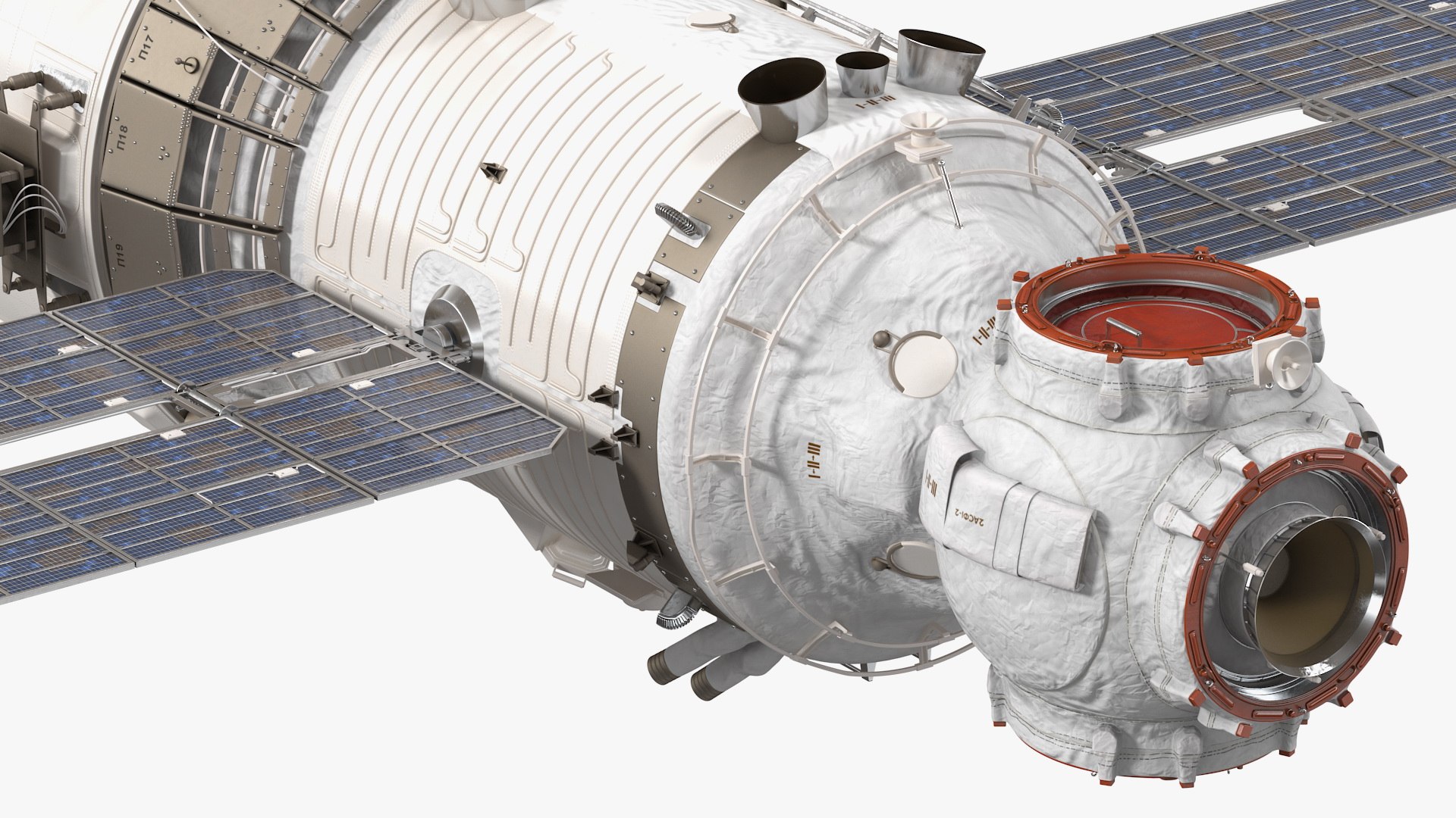 Iss zvezda service module 3D - TurboSquid 1642203
