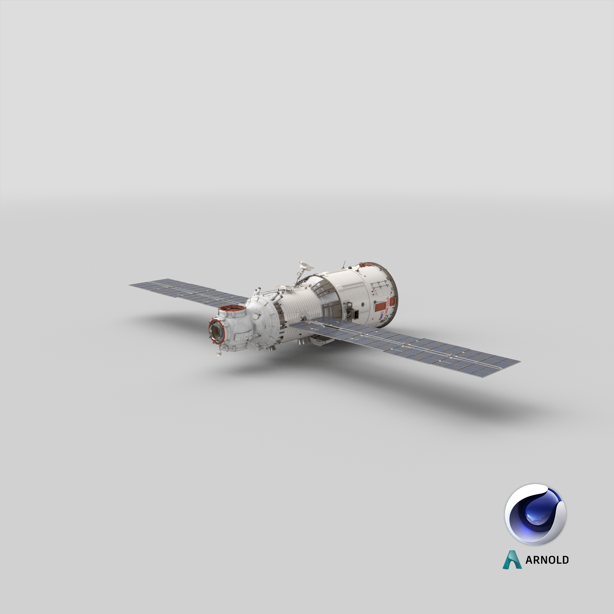 Iss zvezda service module 3D - TurboSquid 1642203