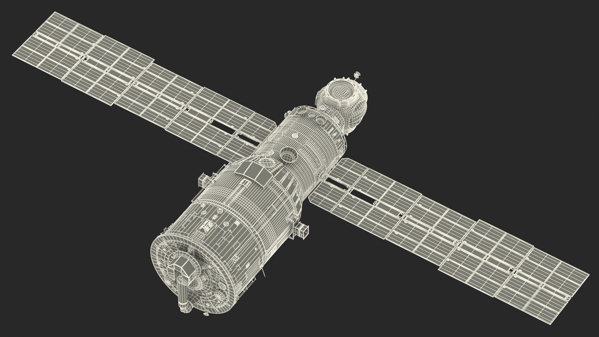 Iss Zvezda Service Module 3D - TurboSquid 1642203
