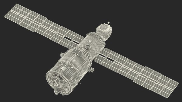 Iss zvezda service module 3D - TurboSquid 1642203