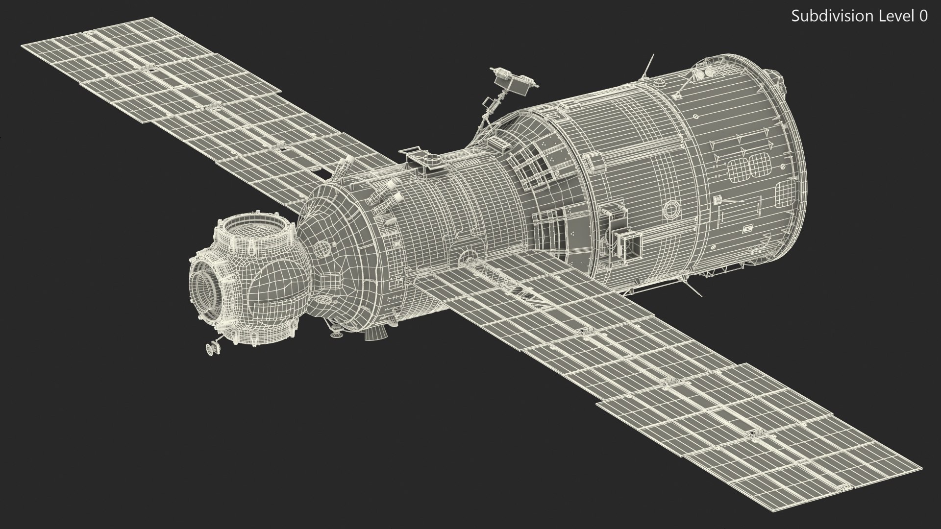 Iss zvezda service module 3D - TurboSquid 1642203