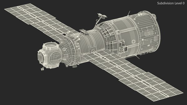 Iss zvezda service module 3D - TurboSquid 1642203