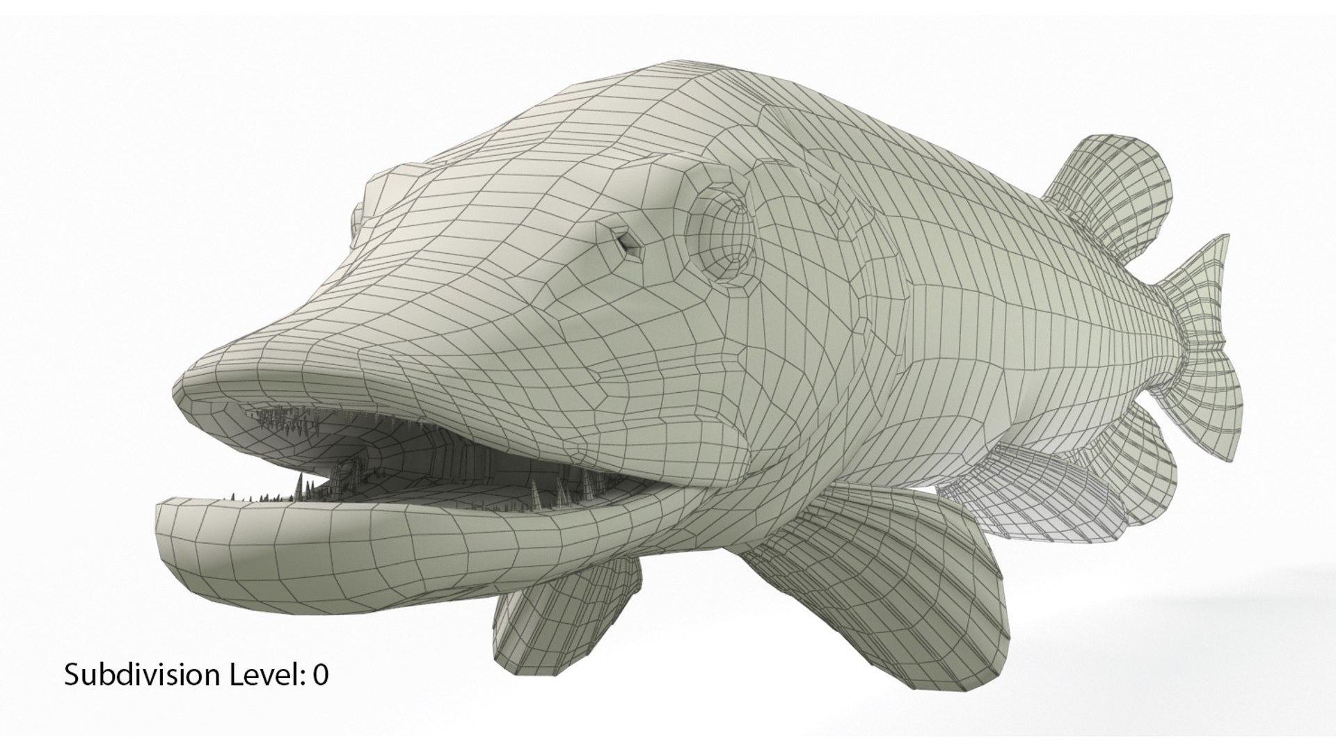 3D Pike Animated - TurboSquid 2359591