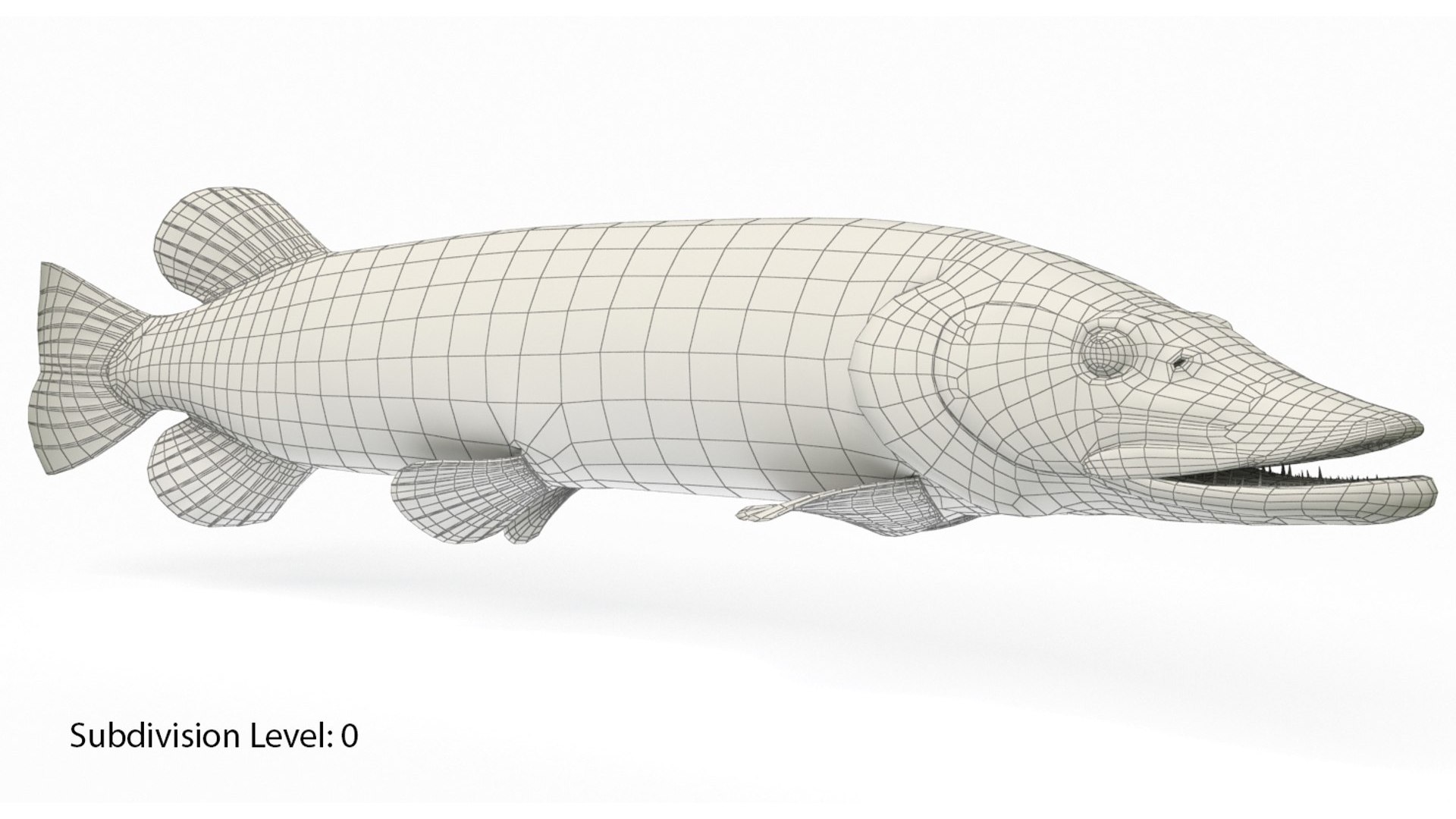 3D Pike Animated - TurboSquid 2359591