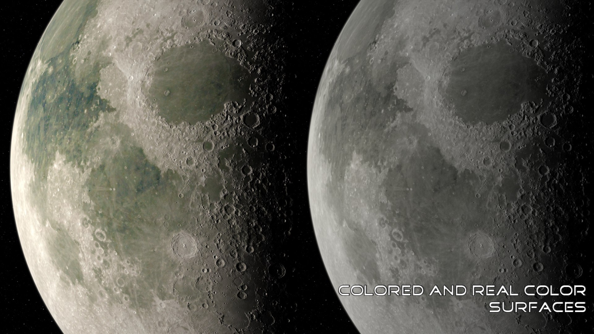 3ds Max Moon Real 23k