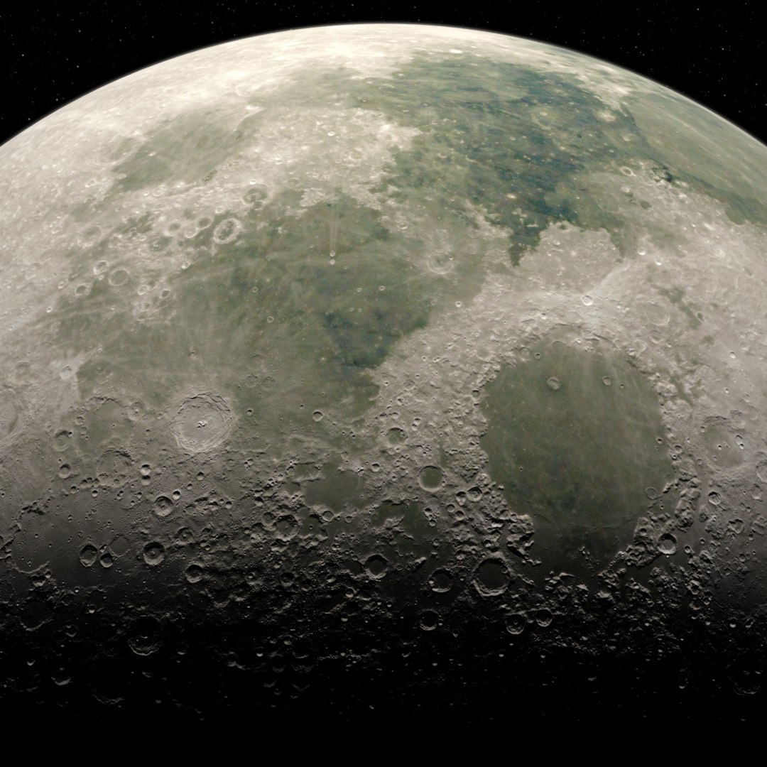 3ds Max Moon Real 23k