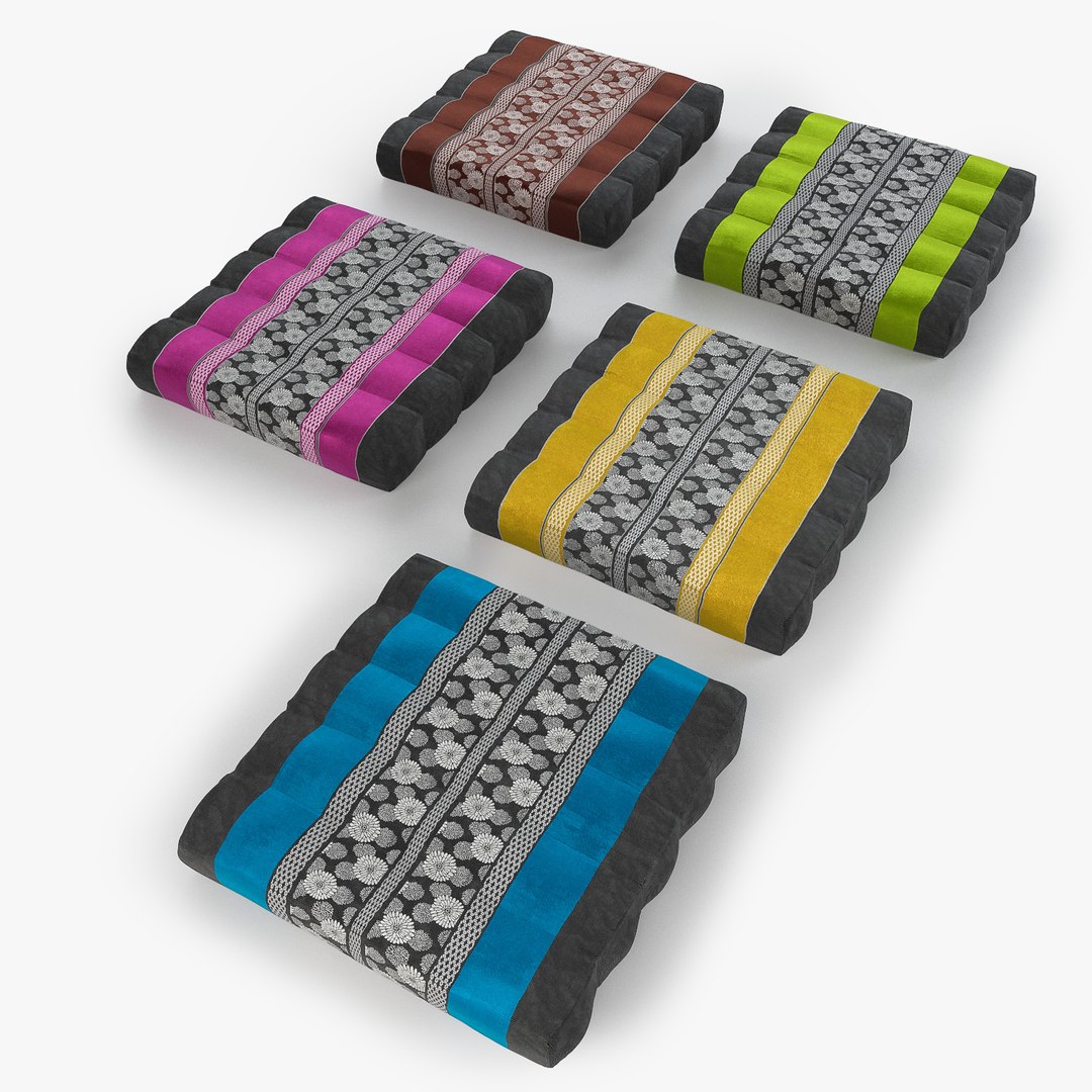 3D Thai Mattress Pillow 01 - TurboSquid 1415550