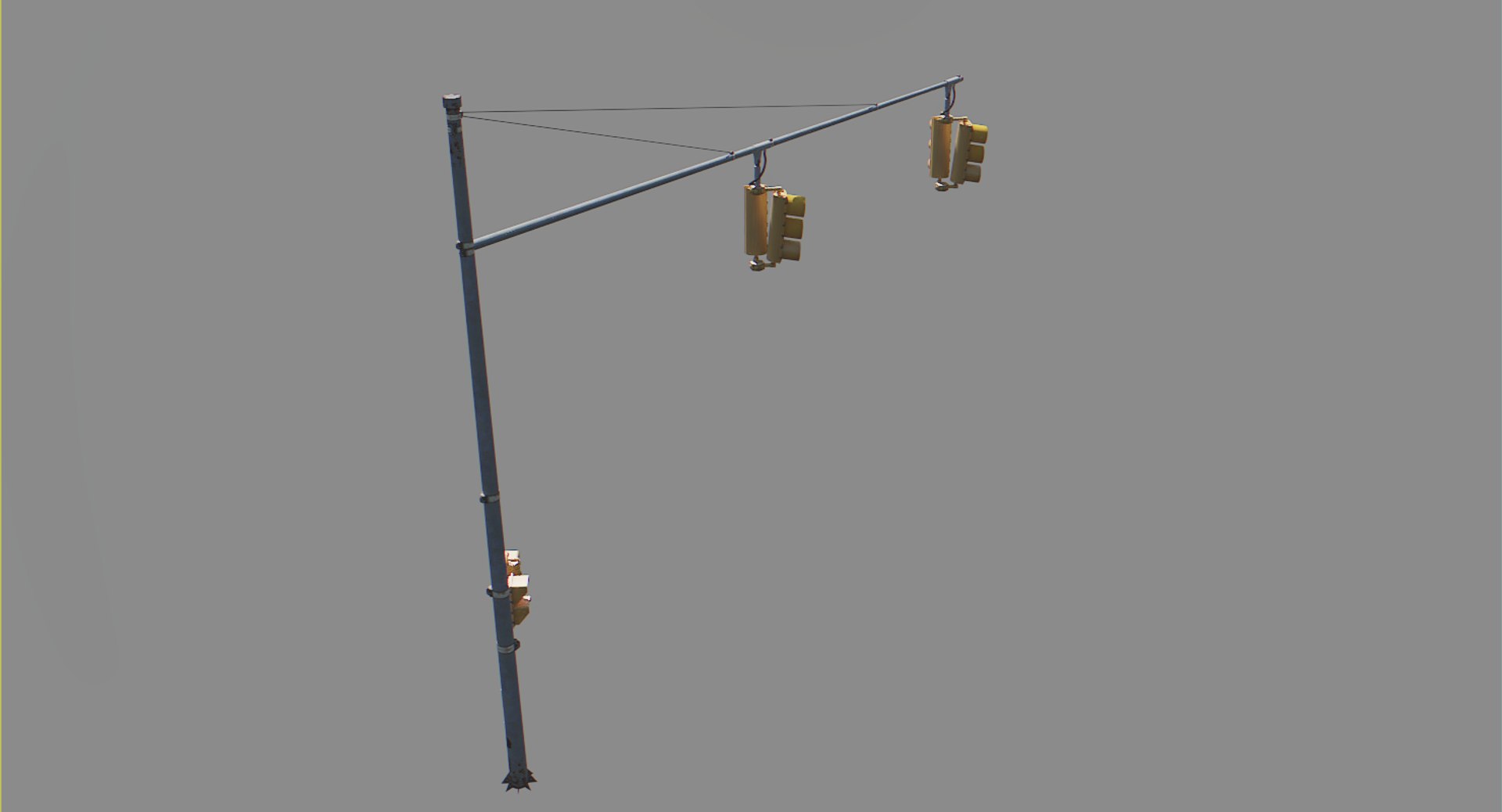 Traffic Light Corner 3D Model - TurboSquid 1383177