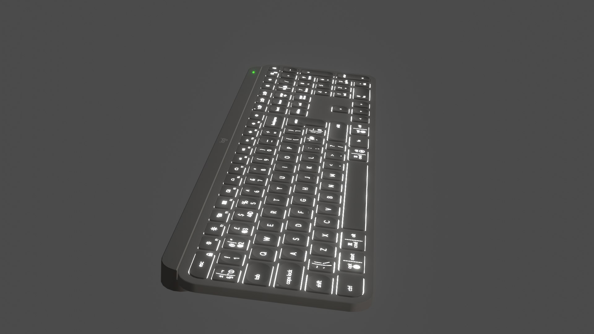 Mx Keys Keyboard 3D Model - TurboSquid 1782743