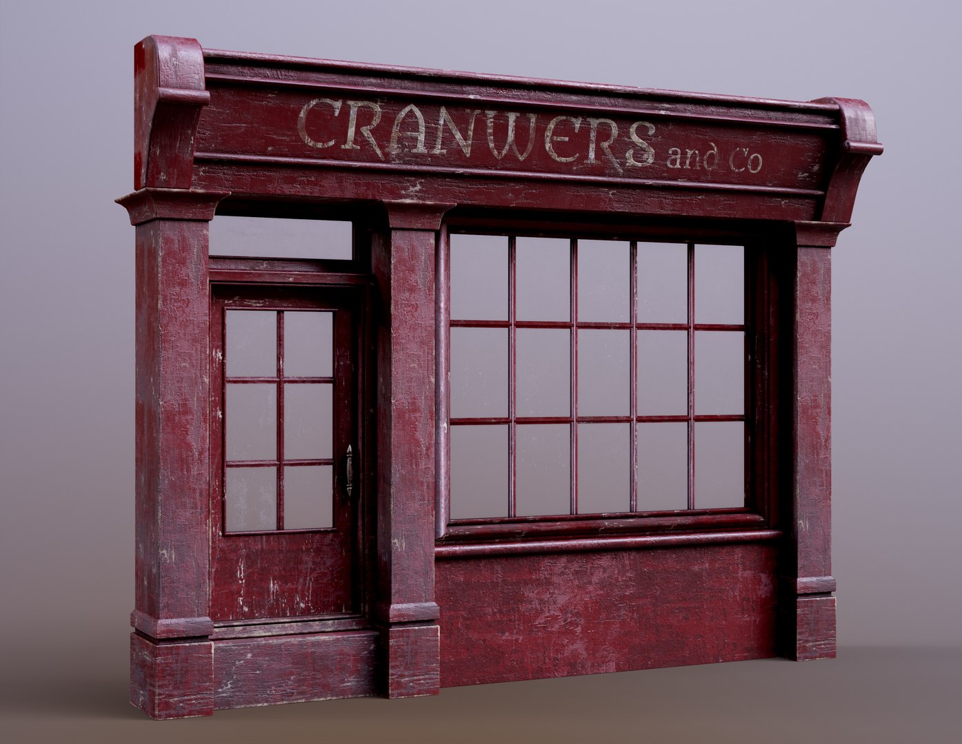 Old English Shop Front 8K Low-poly 3D model 3D model - TurboSquid 1842854