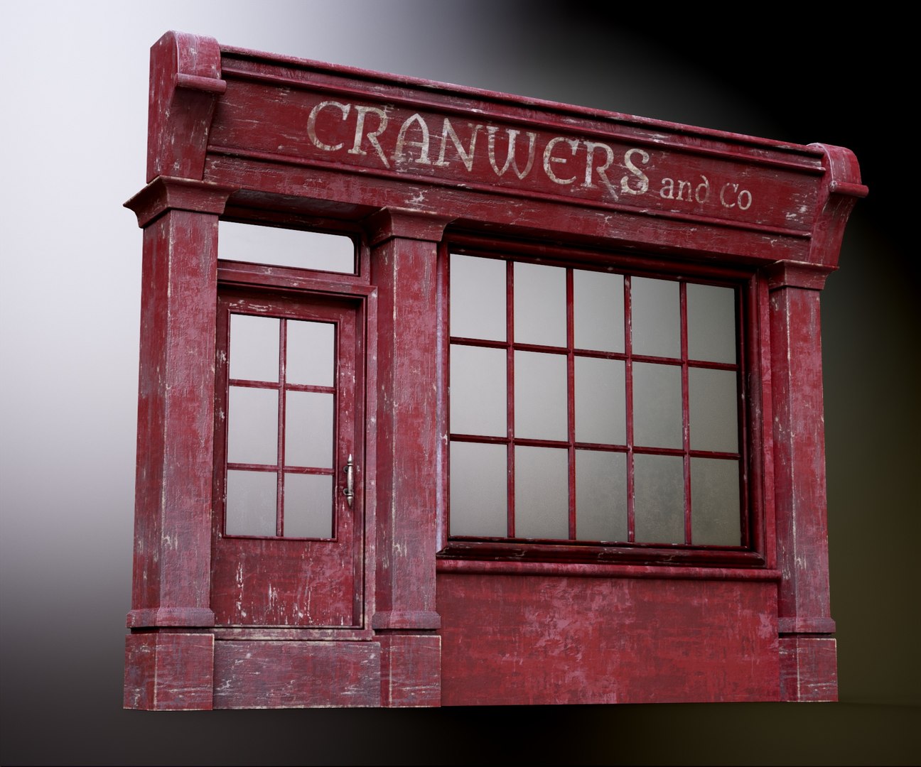 Old English Shop Front 8K Low-poly 3D model 3D model - TurboSquid 1842854