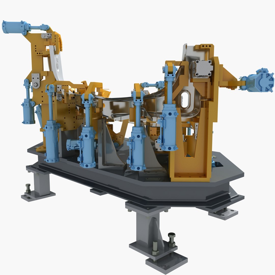 Industrial Equipment 40 -Car Side Panel Welding Positioning Fixture ...