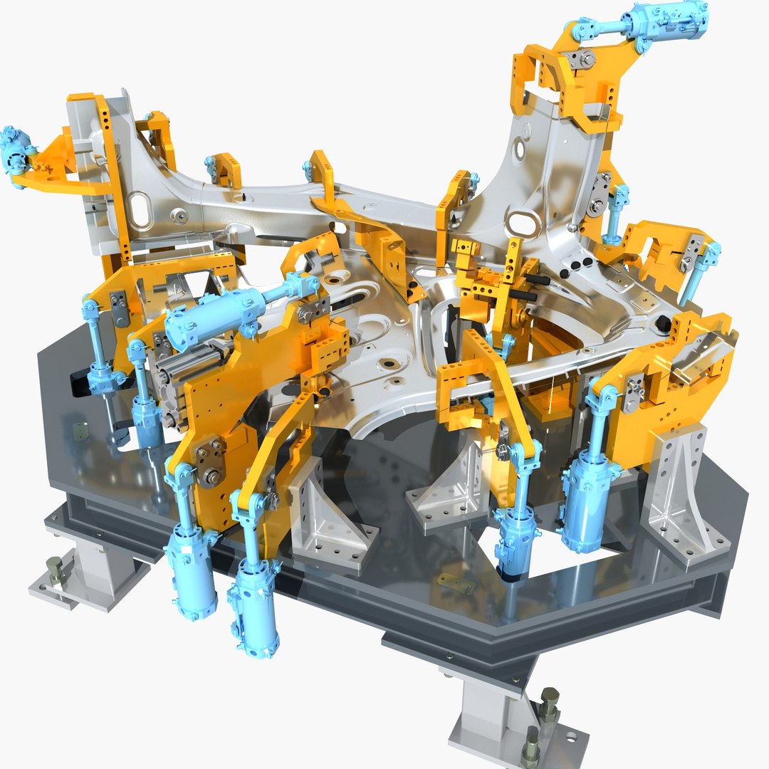 Industrial Equipment 40 -Car Side Panel Welding Positioning Fixture ...