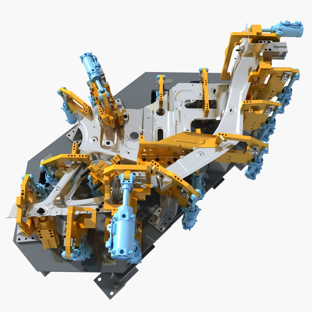 Industrial Equipment 40 -Car Side Panel Welding Positioning Fixture ...