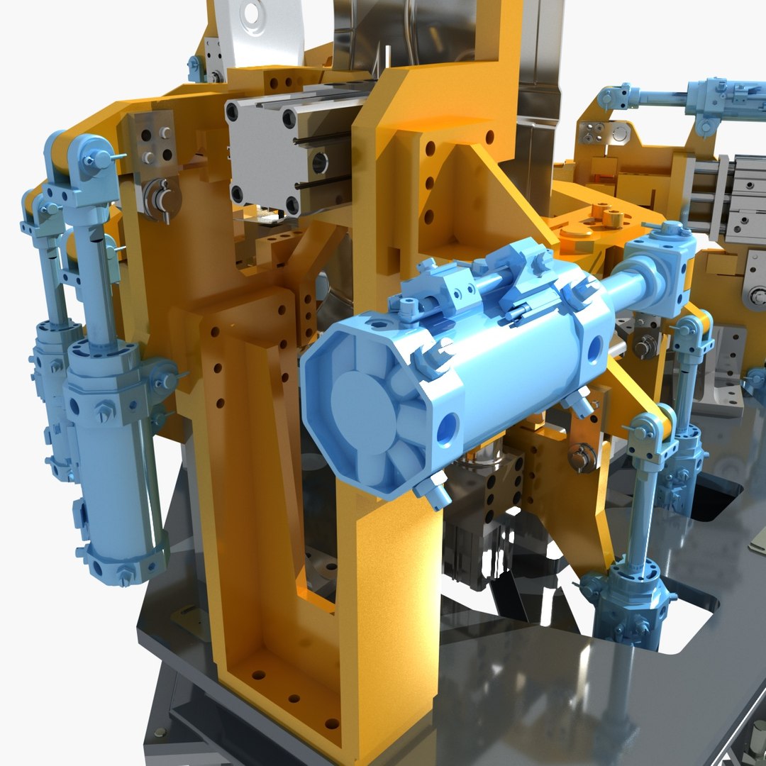 Industrial Equipment 40 -Car Side Panel Welding Positioning Fixture ...