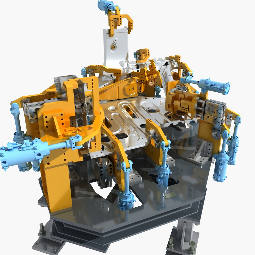 Industrial Equipment 40 -Car Side Panel Welding Positioning Fixture ...