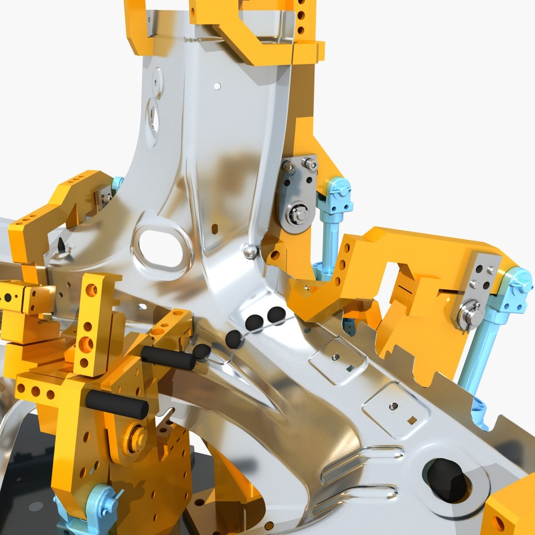 Industrial Equipment 40 -Car Side Panel Welding Positioning Fixture ...