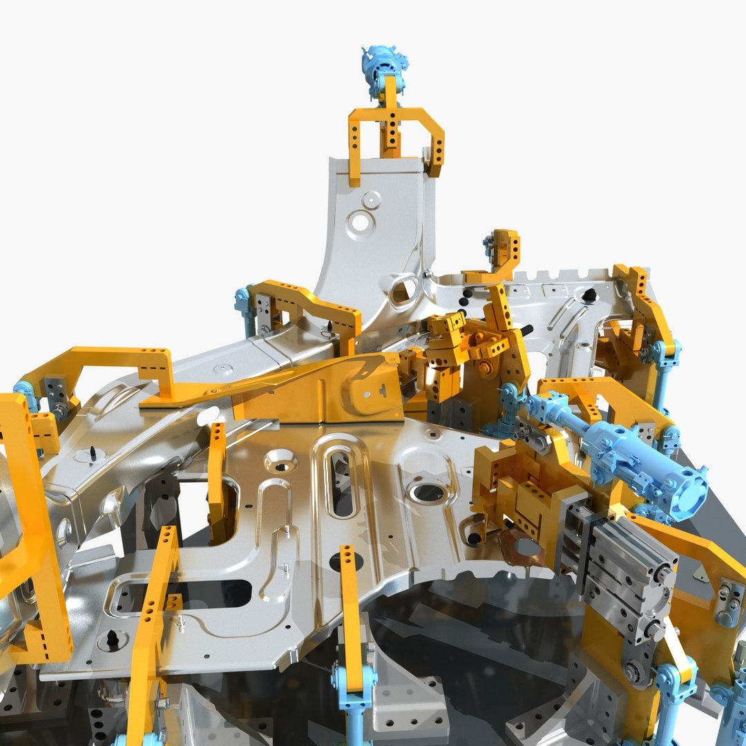 Industrial Equipment 40 -Car Side Panel Welding Positioning Fixture ...