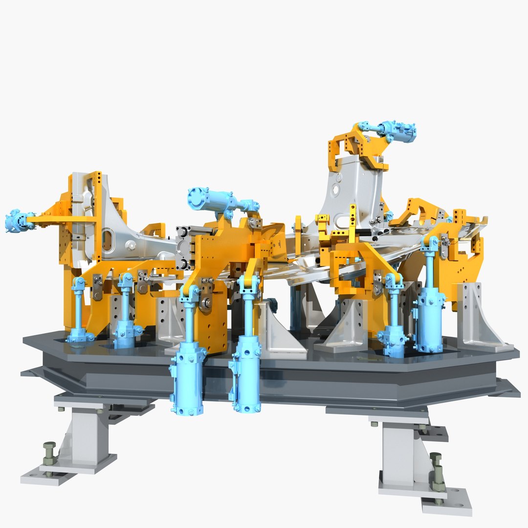 Industrial Equipment 40 -Car Side Panel Welding Positioning Fixture ...