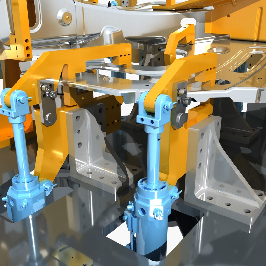 Industrial Equipment 40 -Car Side Panel Welding Positioning Fixture ...