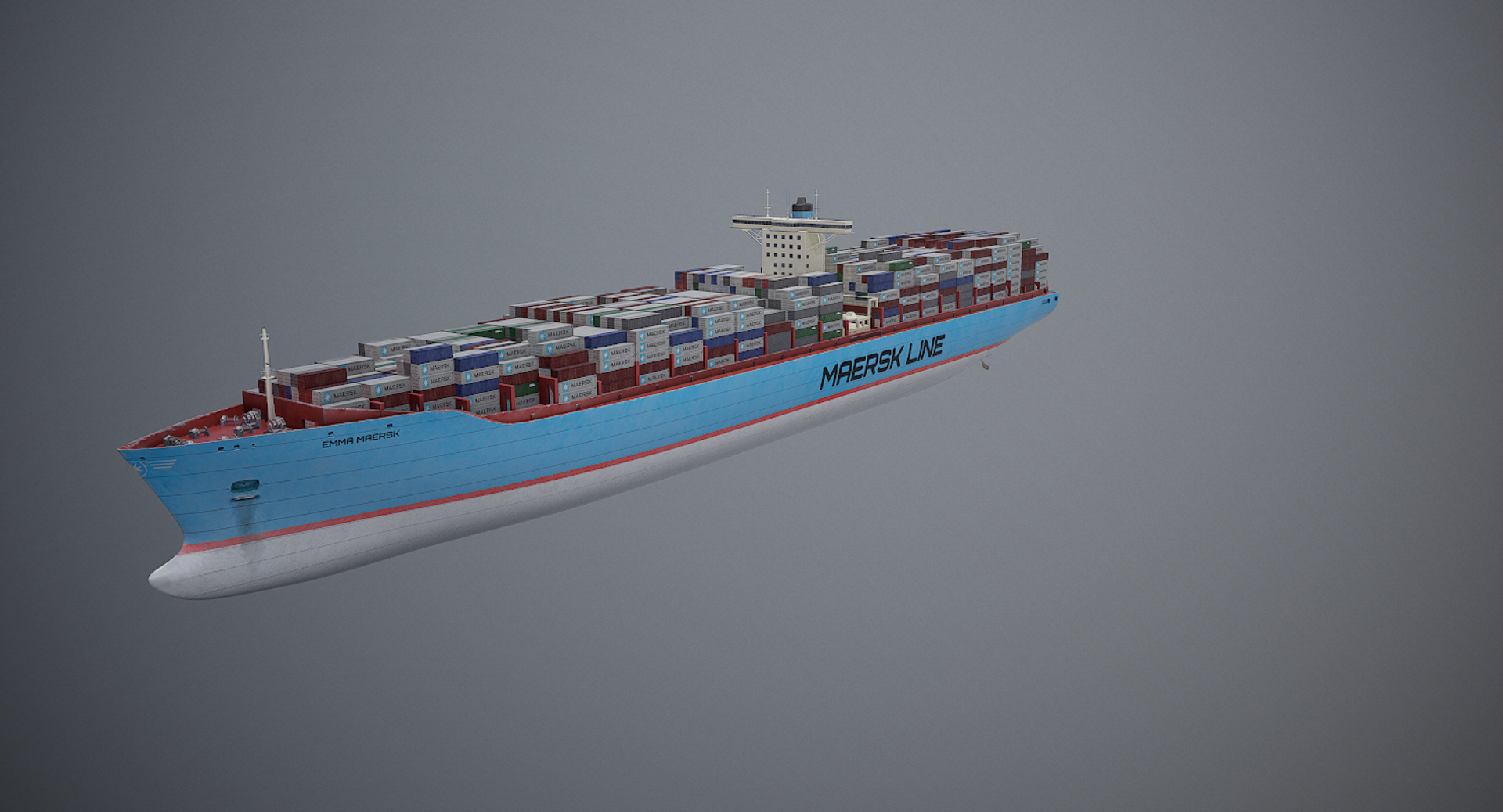 Container Ship Maersk 3D Model - TurboSquid 1348506