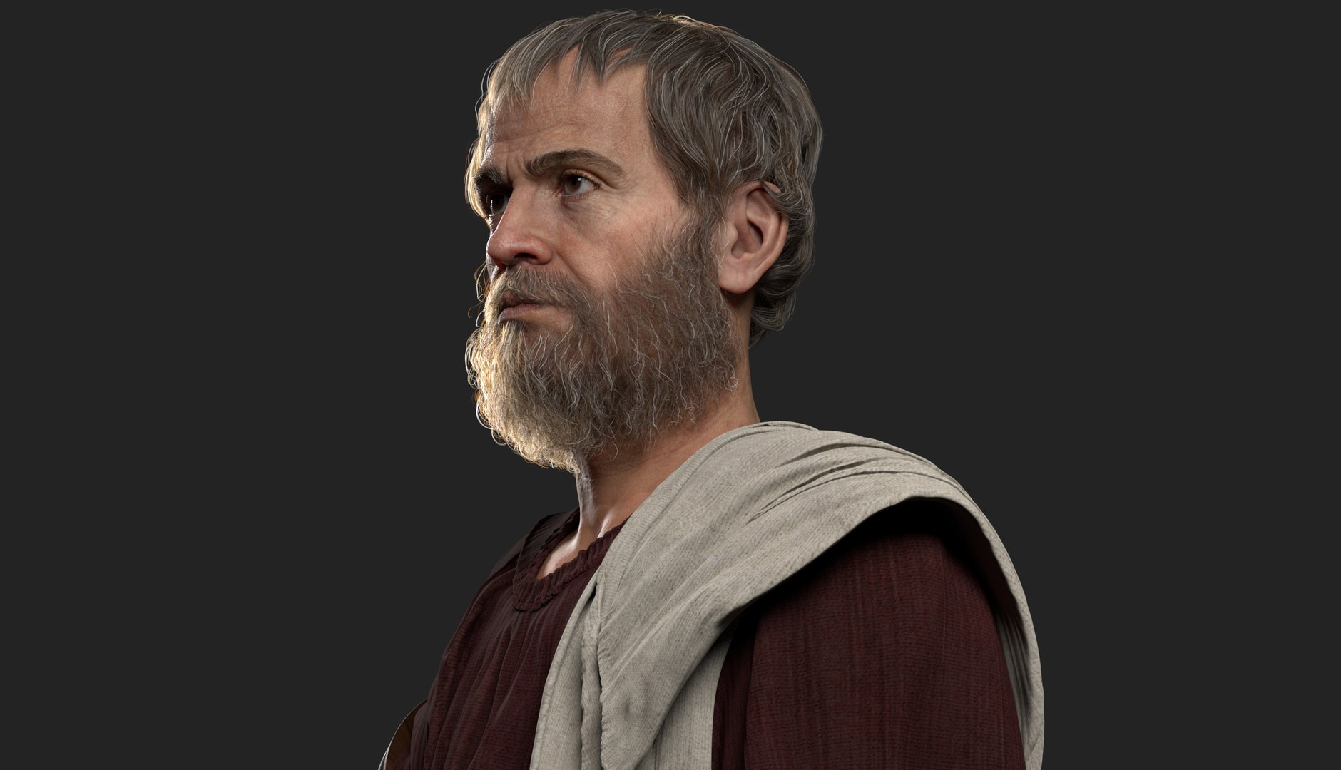 Bust Aristoteles 3D Model - TurboSquid 1674891