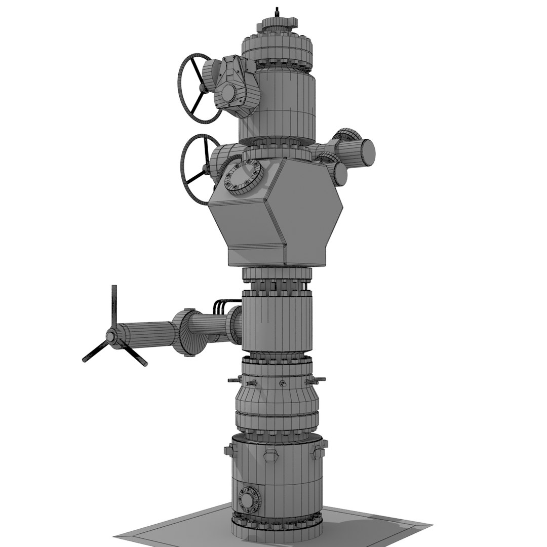 Oil wellhead 3D - TurboSquid 1348476