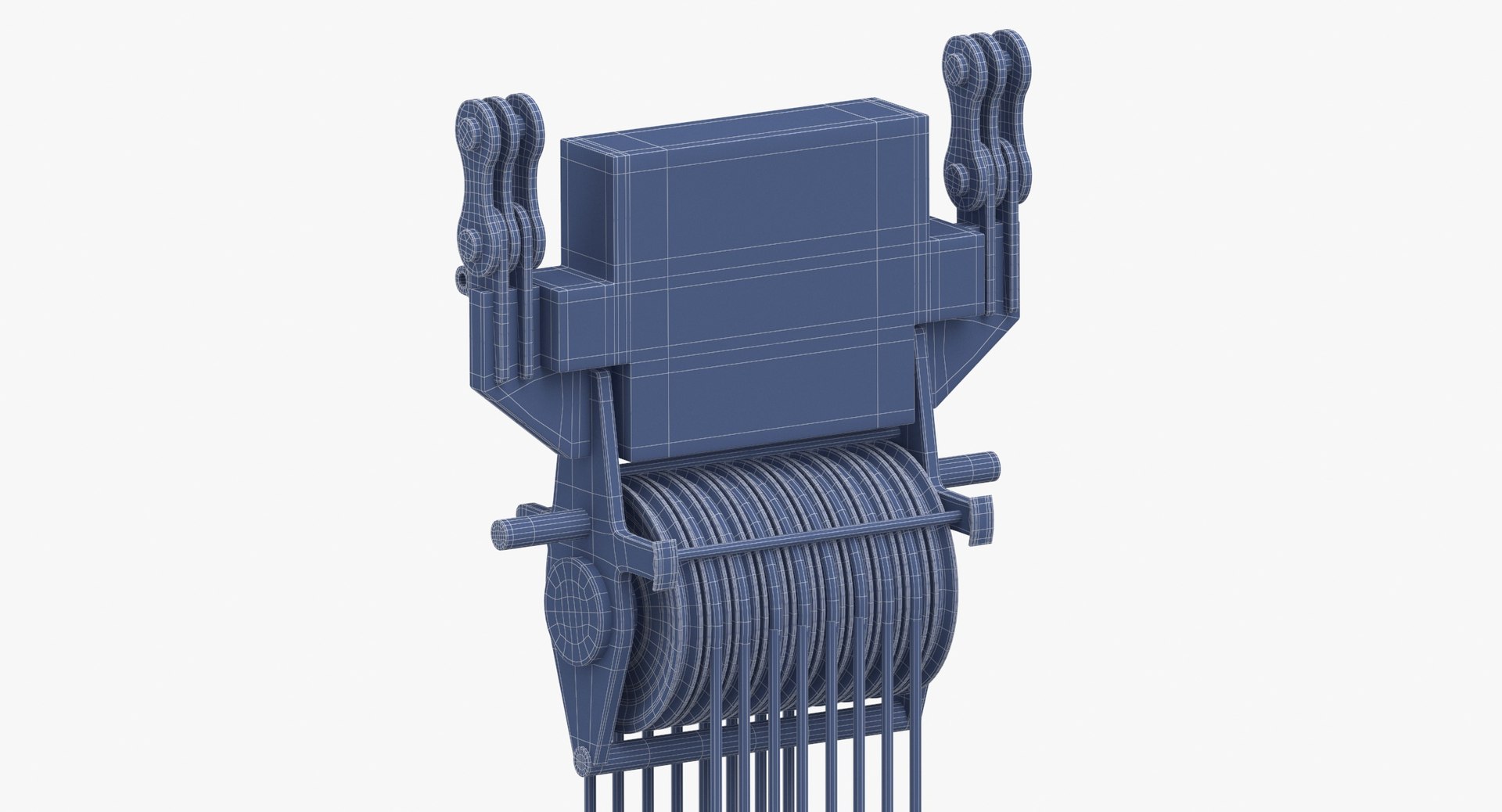 3D Crane Spool Connector White Model - TurboSquid 1684664