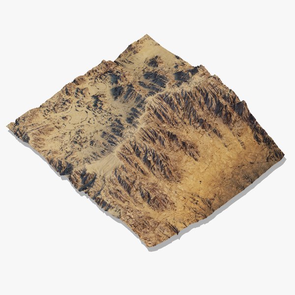 Terrain Erosion desert p3 3D - TurboSquid 1787325